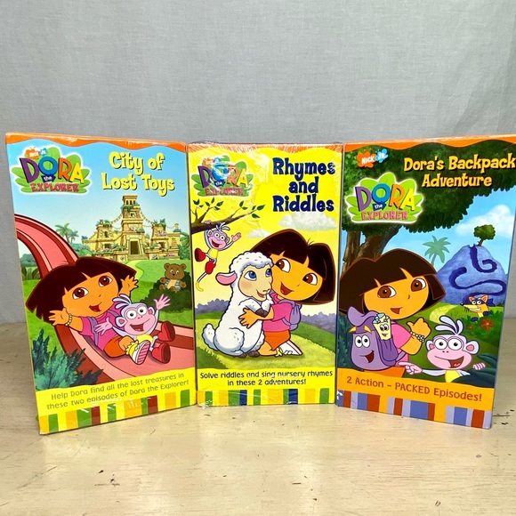 Nickelodeon | Media | Dora The Explorer Lot Of 3 Vintage Vhs Tapes Nick ...